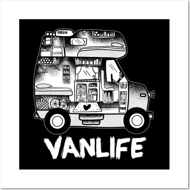 Camper van conversion - Vanlife - Posters and Art Prints | TeePublic